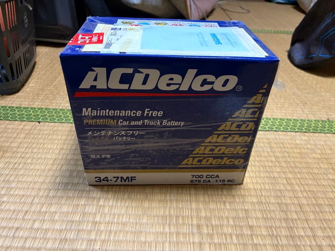 ACDelco カーバッテリー 34-7MF メンテナンスフリー 新品