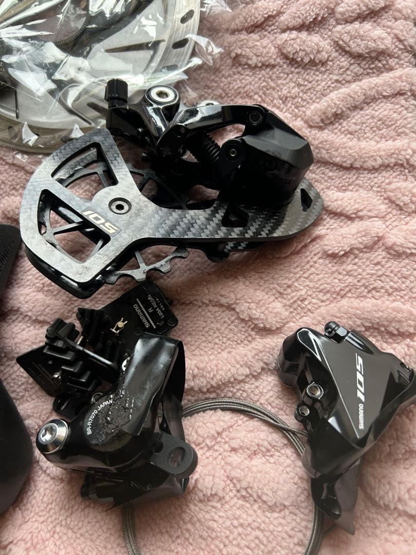 Shimano 105 コンポーネントセット 未使用に近いディスク用