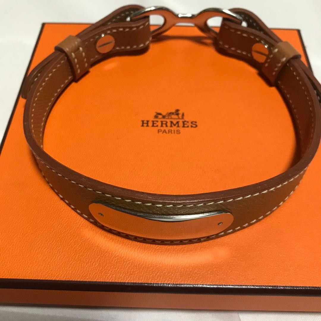 エルメス首輪　34.5〜39.5センチ