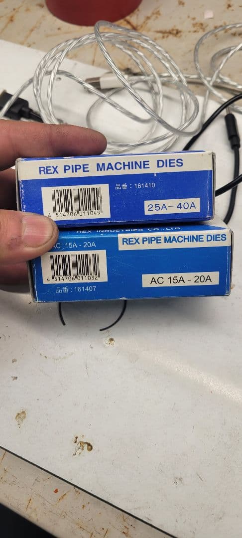 その他 REX PIPE MACHINE DIES  25A-40A 15A-20A