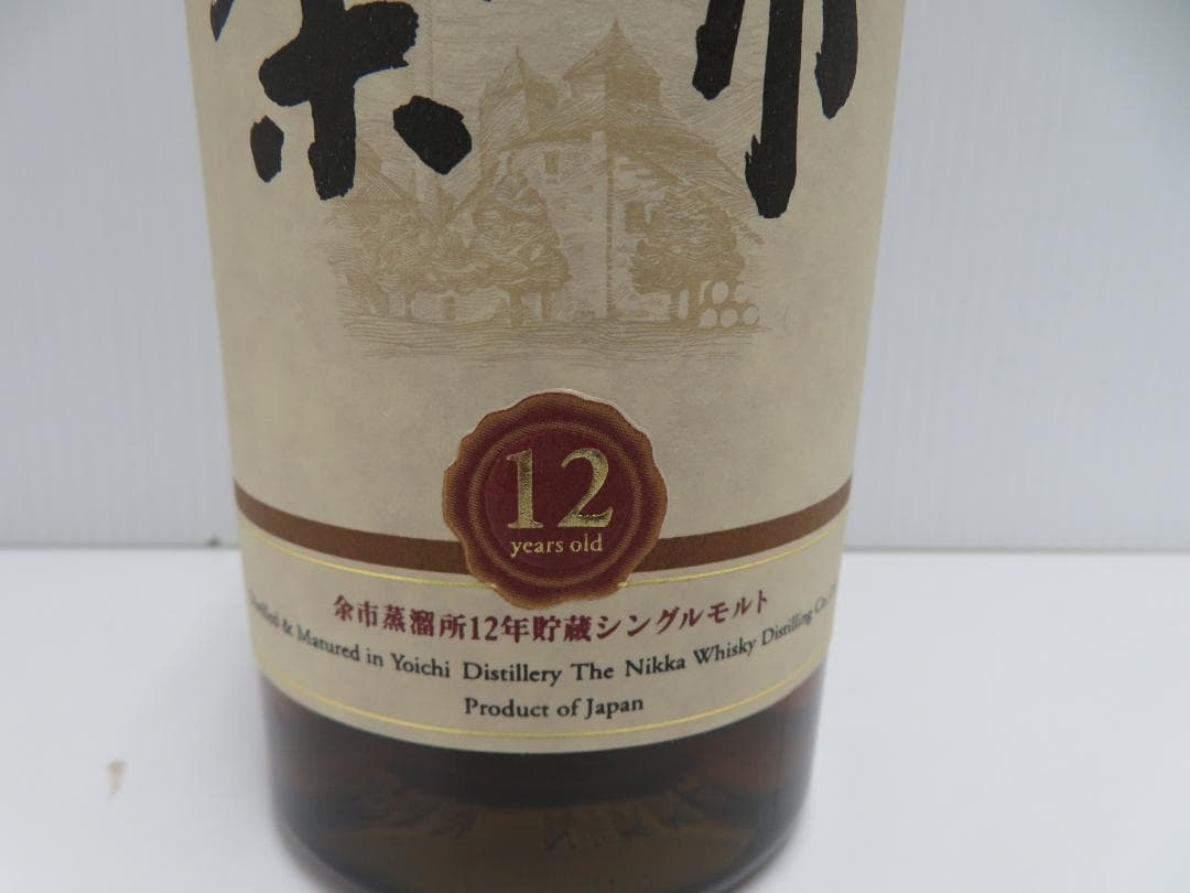 古酒　ニッカ　yoichi　余市　12年　シングルモルト　未開栓　　　　　017