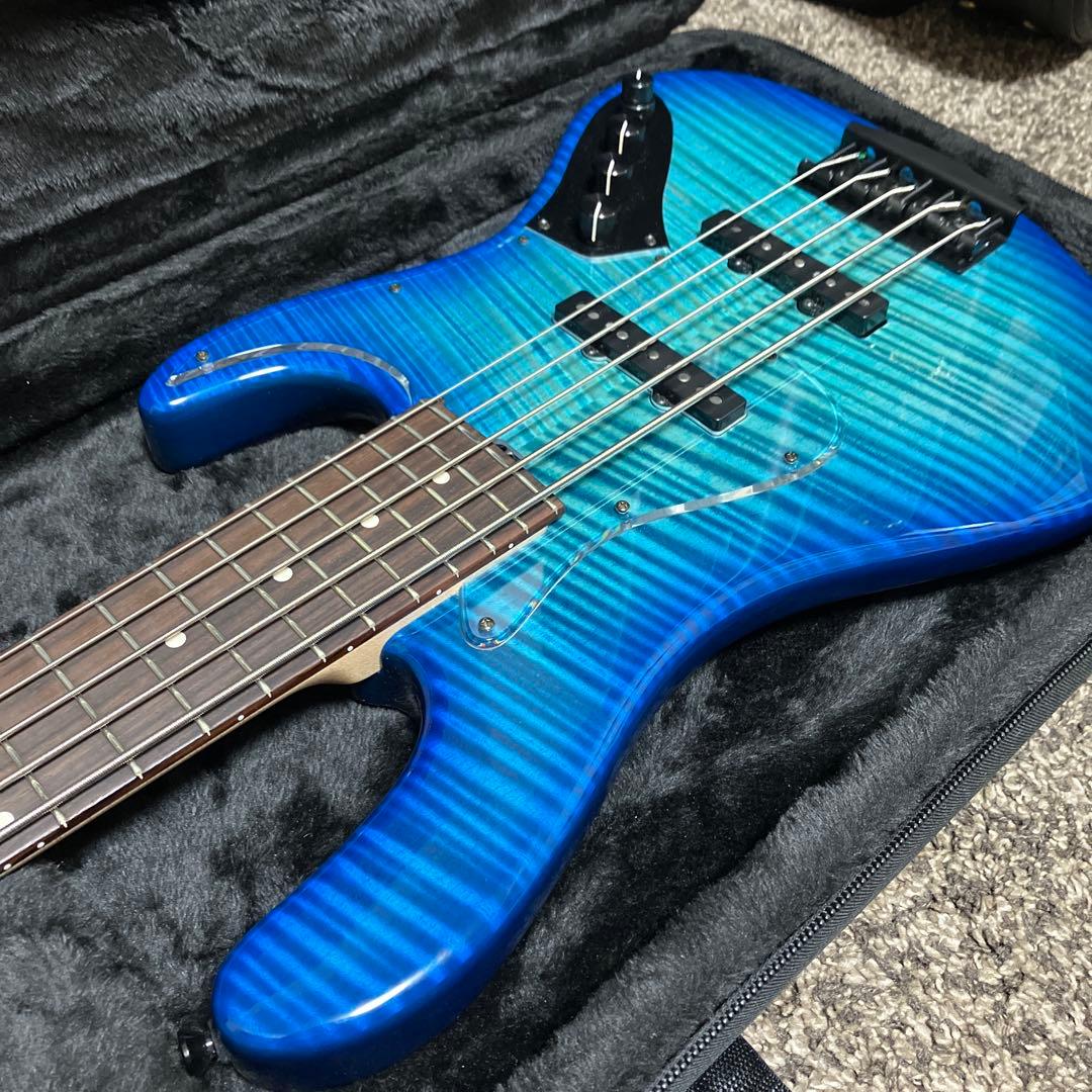 ベース kikuchi guitars custom 5st J bass