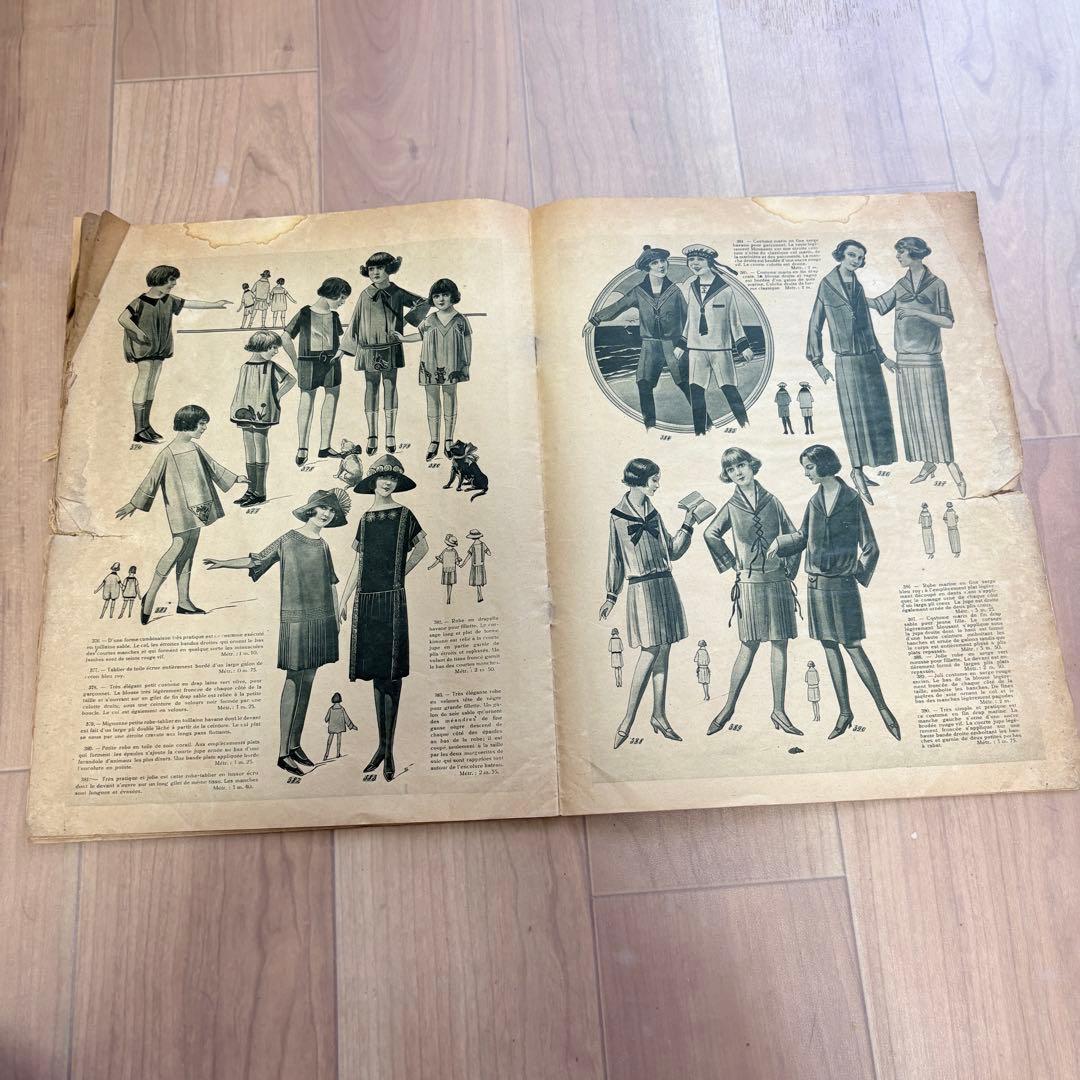 【希少】1923年 ファッション雑誌 LE JOURNAL DE MODES