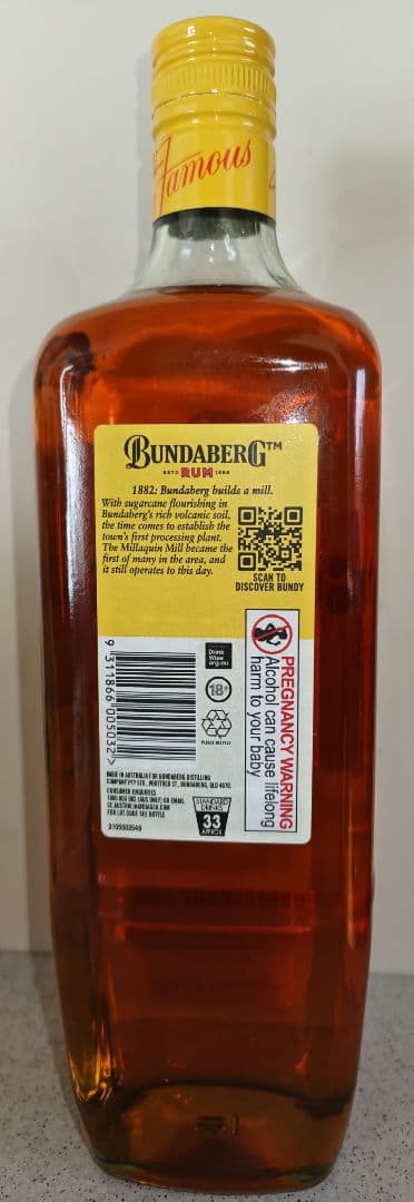 その他 Bundaberg Original Rum 1125ml