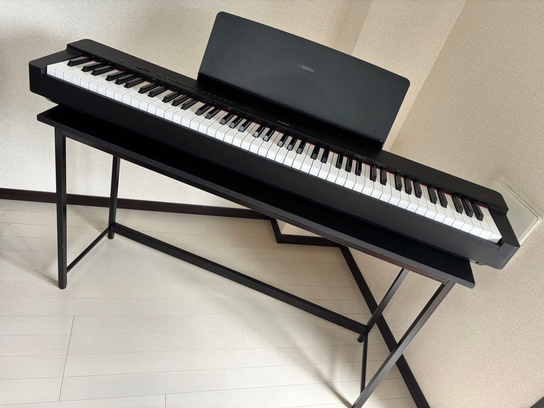 手渡し Yamaha P-225 電子ピアノ 机付き