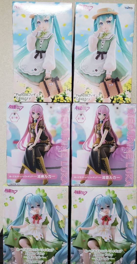 美少女フィギュア　まとめ売り　6点セット　初音ミク　巡音ルカ
