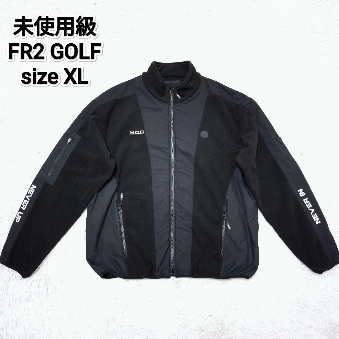 【希少】 FR2 GOLF エフアールツーゴルフ 長袖 フリースジャケット黒XL