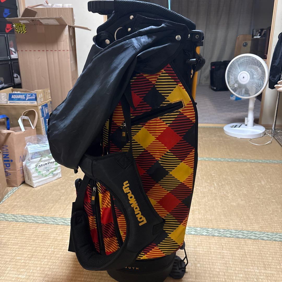 (3月限定出品)Loudmouth チェック柄 スタンドバッグ