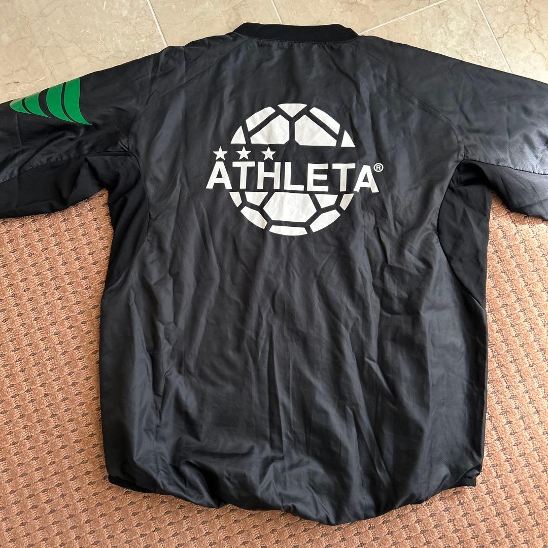 ★美品★ATHLETA 保温裏地付！防寒ジャージ ピステ 上下セット O LL