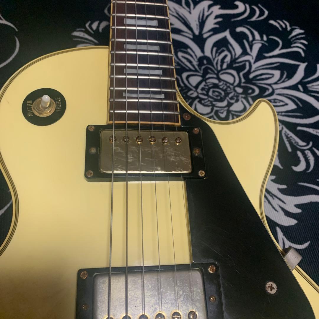 ジ*ー様 Epiphone レスポール　7桁シリアル日本製　クリーム色