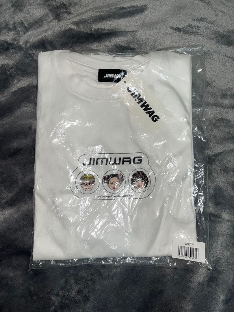JIMWAG ホワイト Tシャツ Fサイズ