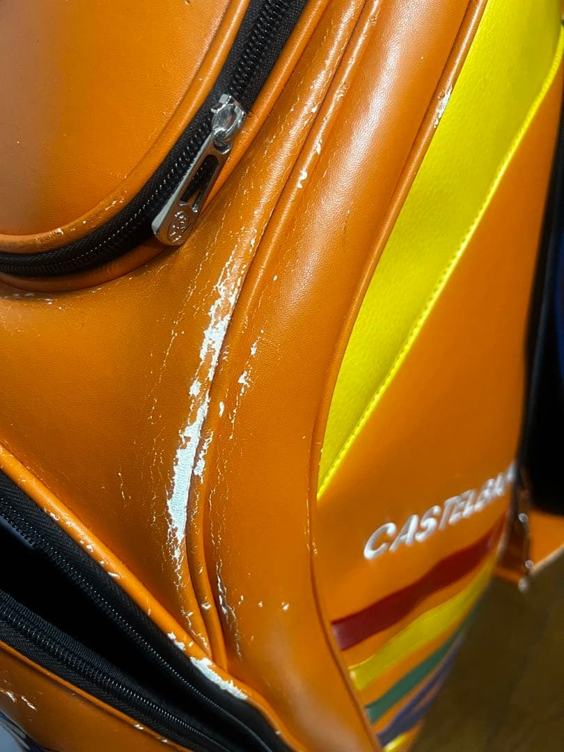 CASTELBAJAC ゴルフバッグ オレンジ