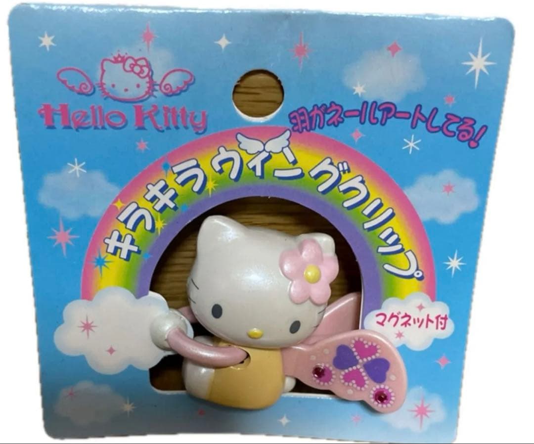 Hello Kitty. ハローキティ キラキラウイングクリップ