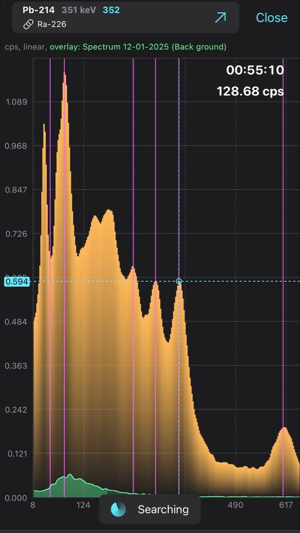【大粒】北投石 46g 玉川温泉 ホルミシス 国産鉱物 重晶石