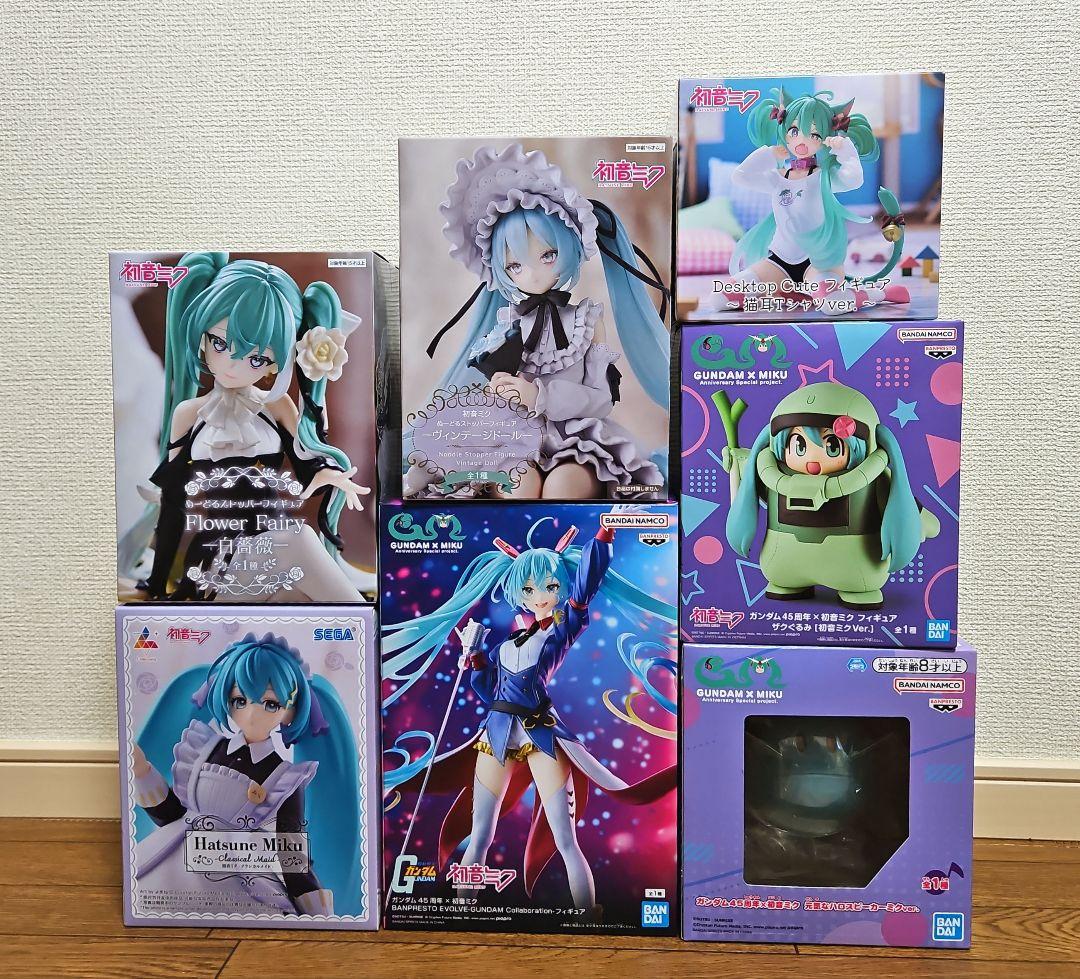 【新品未開封】初音ミク プライズフィギュア 7個セット