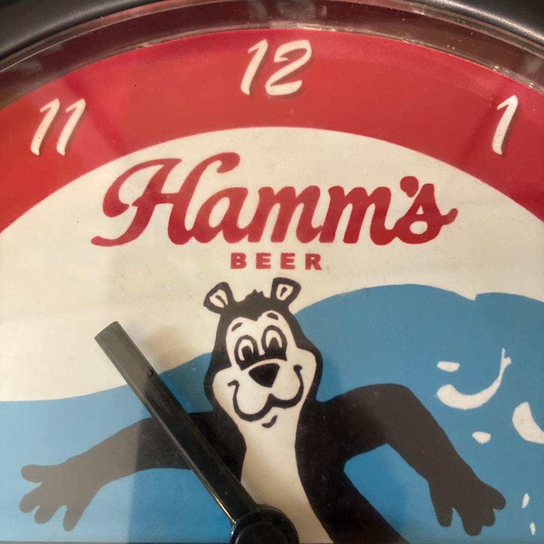 Hamm's BEER 壁掛け時計　アメトイ ビンテージ　TOY 雑貨