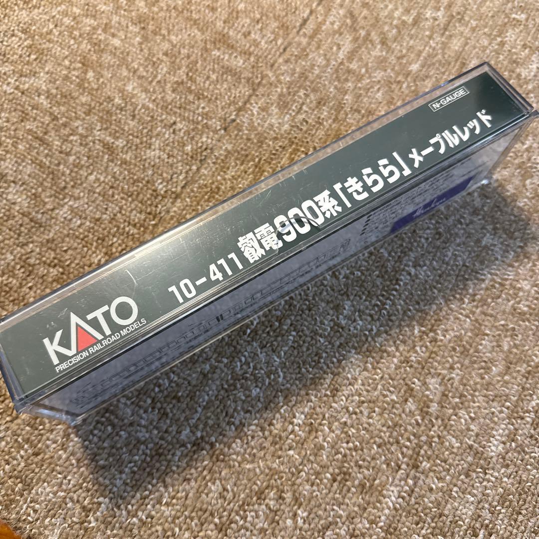 KATO 叡電900系 きらら　10-411 メープルレッド Nゲージ