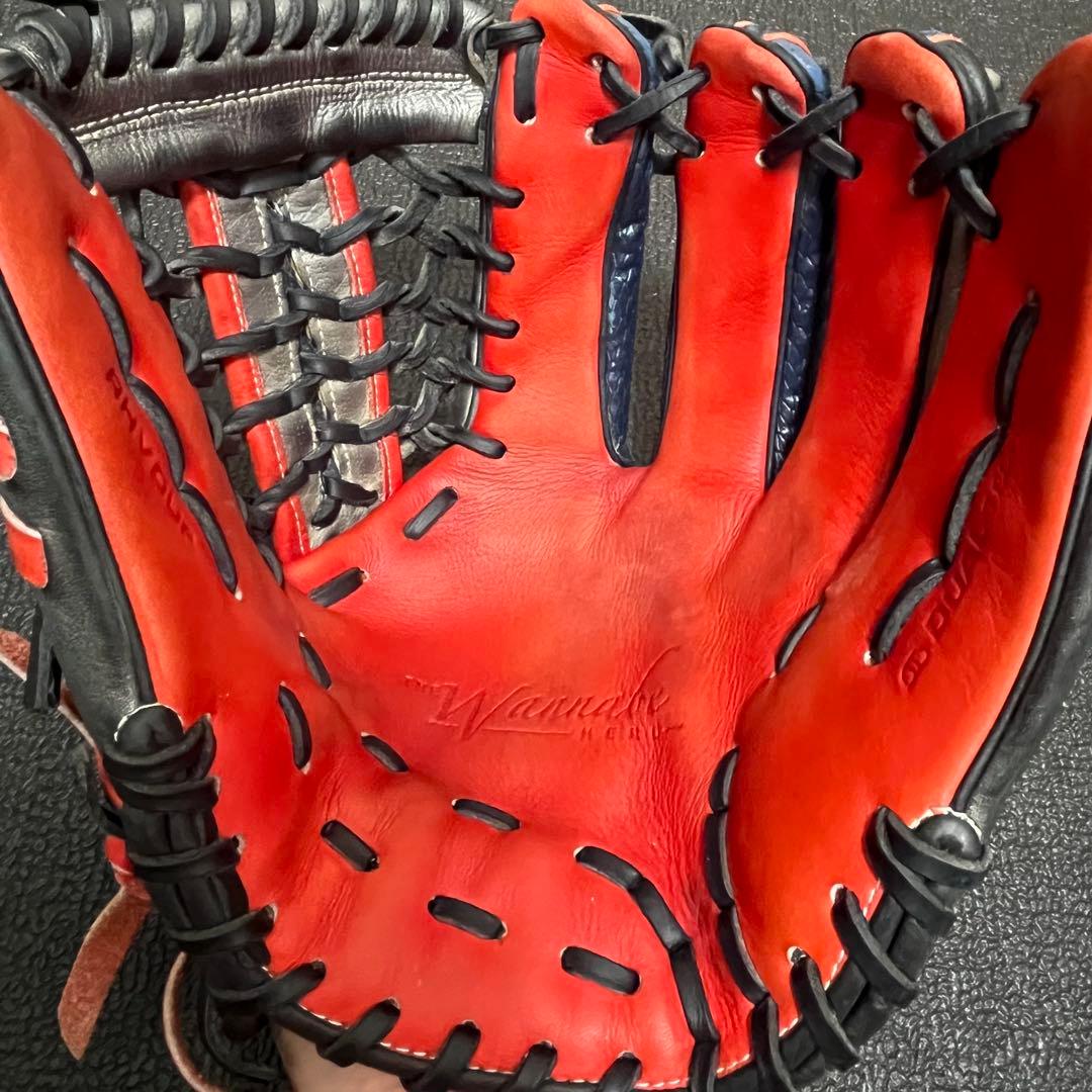 Wilson ワナビーヒーロー Dual 一般 軟式 野球 グローブ 即使用可能