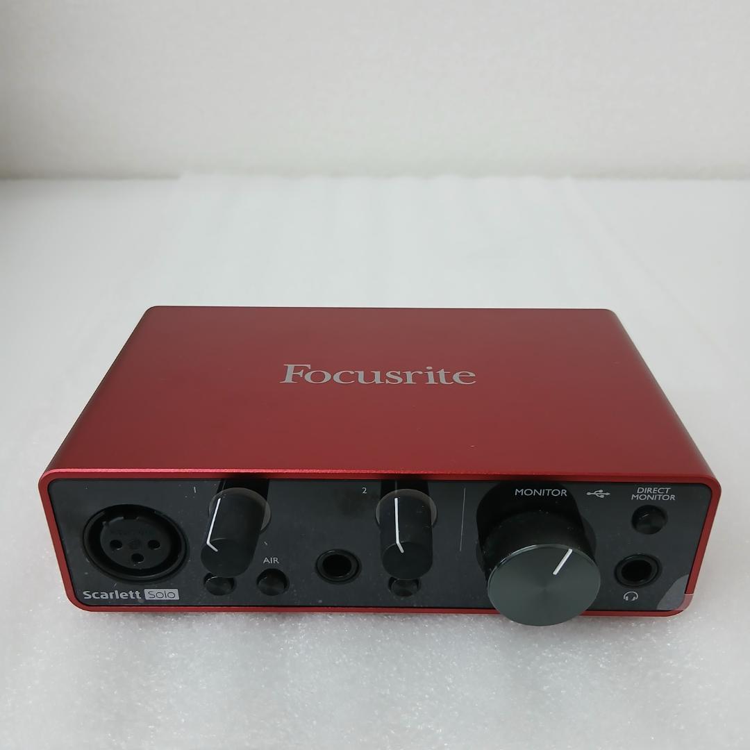【ジャンク】Focusrite Scarlett Solo Studio