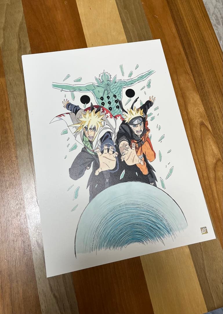 NARUTO 複製原画④ ナルト　ミナト