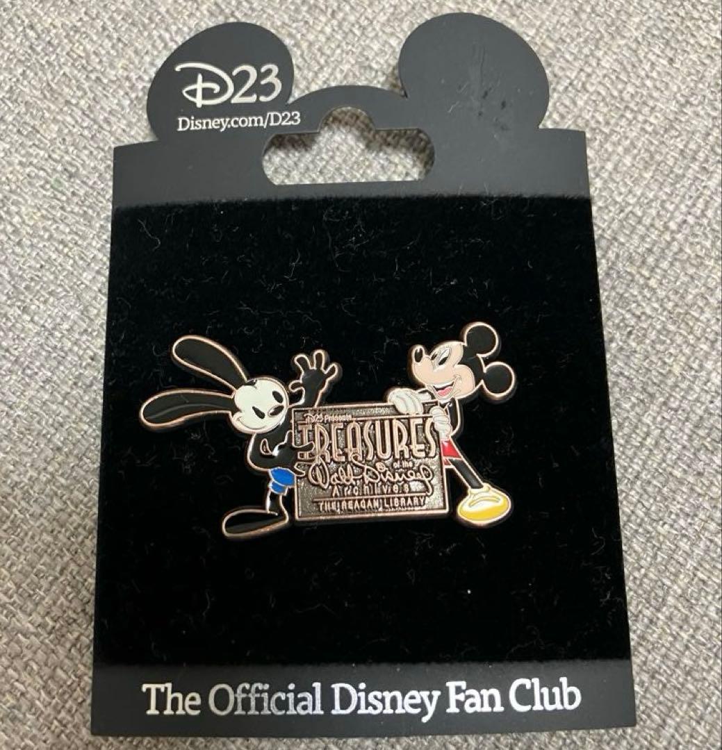 限定 ディズニー ピンバッジ オズワルド ミッキー D23
