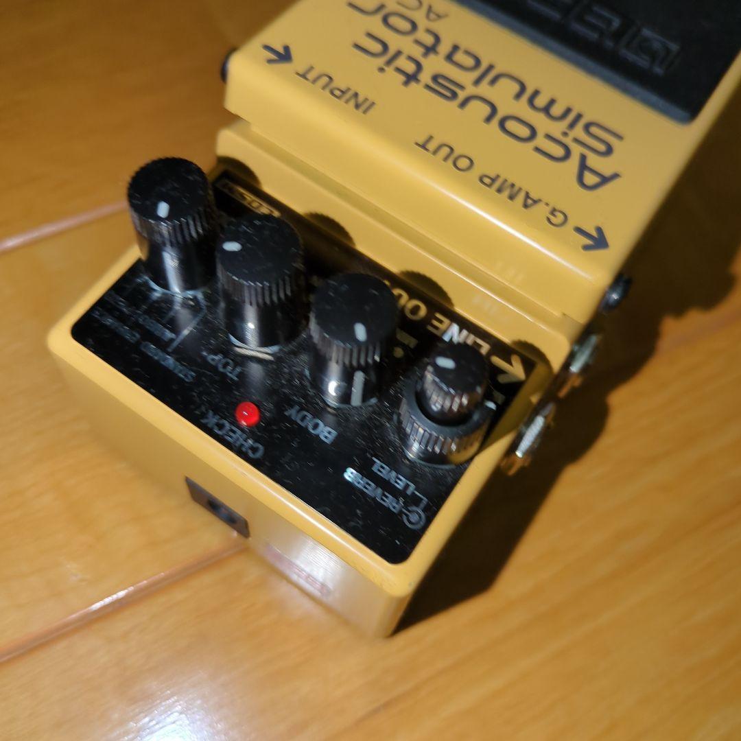 BOSS AC-3 Acoustic Simulatorと電源psa-100s