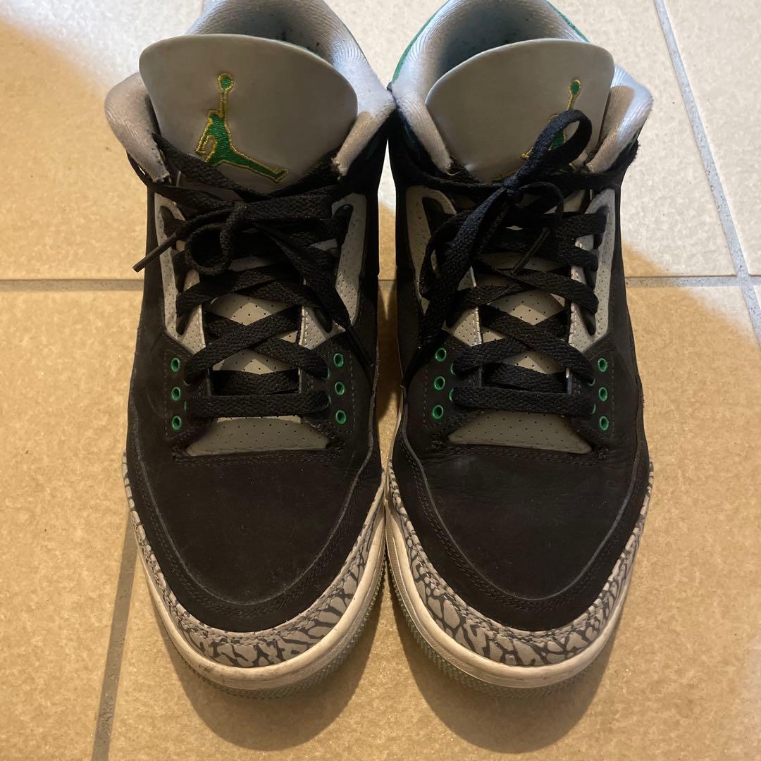 シューズ(男性用) Nike Air Jordan 3 \"Pine Green\"
