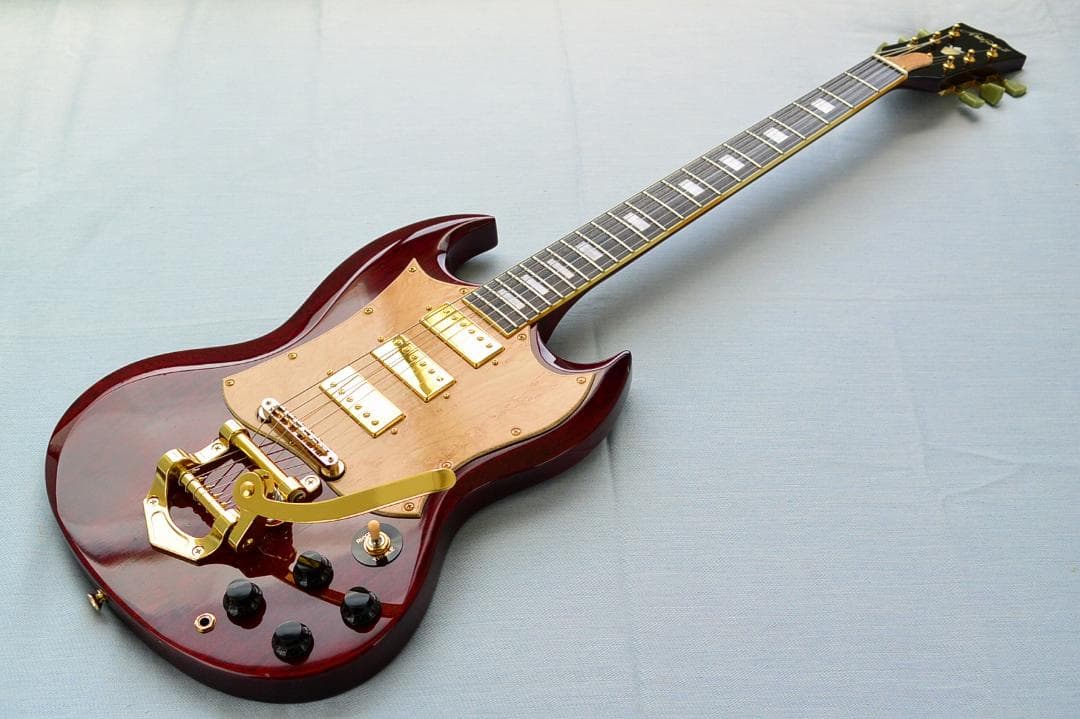 Aria SL500D 81年 3ピックアップ Bigsby Gibson SG