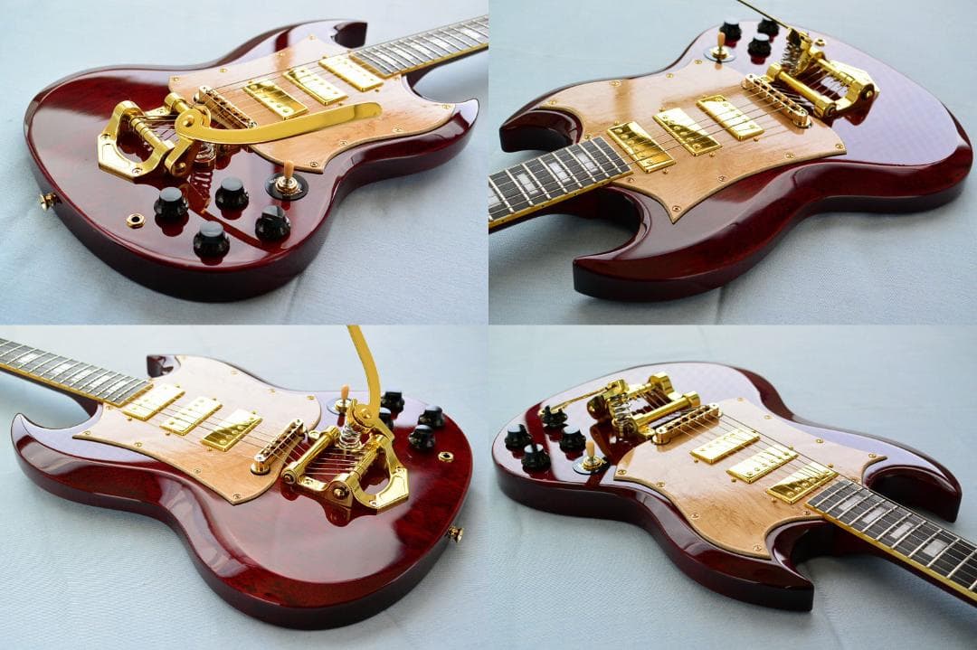 Aria SL500D 81年 3ピックアップ Bigsby Gibson SG