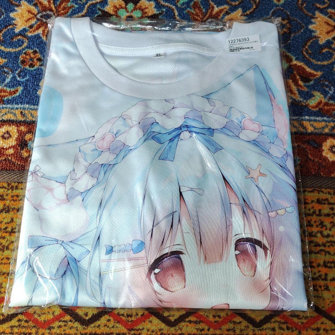 桃豆こまもち　こぼねちゃん フルグラフィックTシャツ XL　未開封
