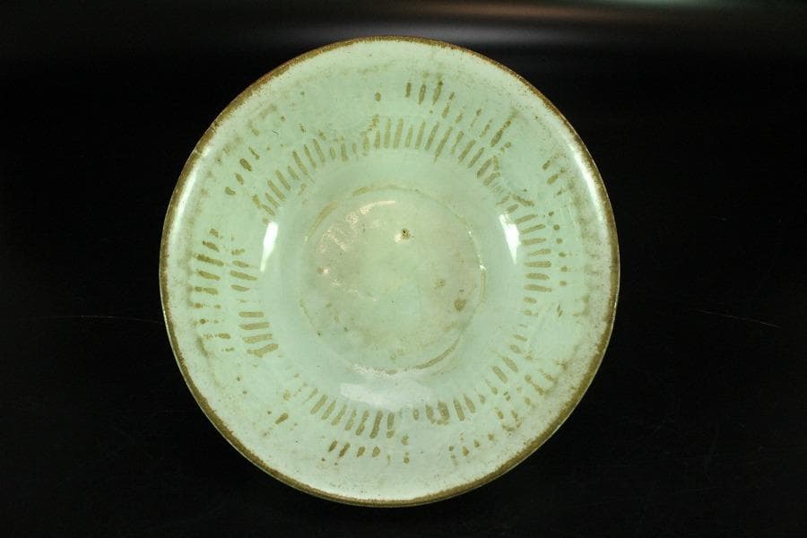中国美術 青白磁 影青 碗 φ16.5cm 宋(K-XA723)