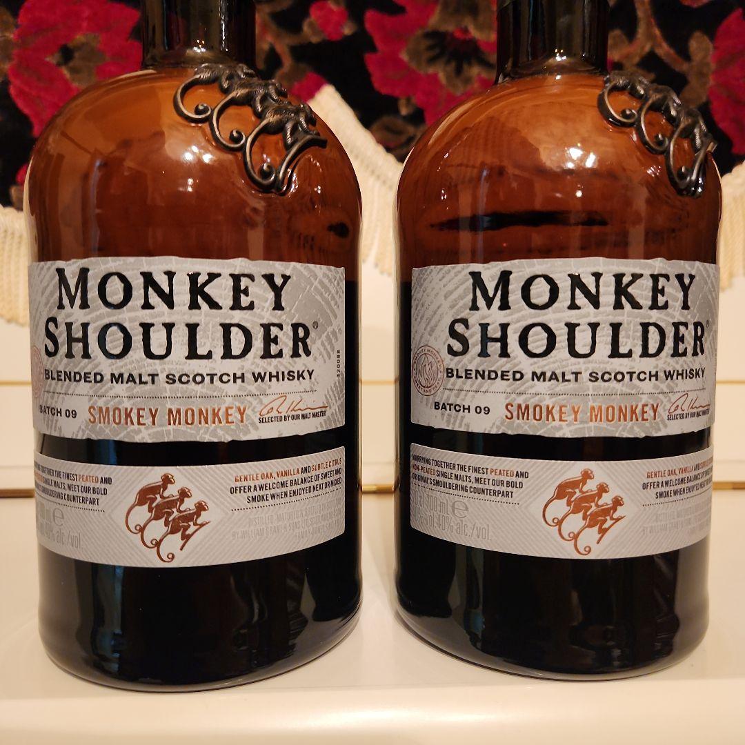 人気 ! 品薄状態Monkey Shoulder バッチ09スモーキー< 2本>
