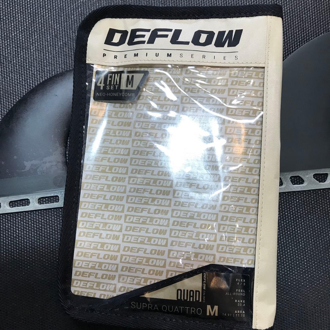 DEFLOW SUPRA QUATTRO M 4フィンセット M