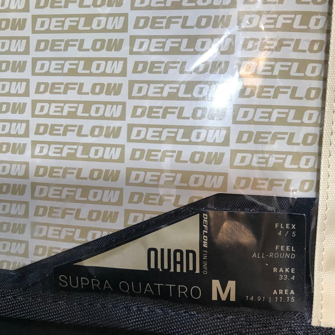 DEFLOW SUPRA QUATTRO M 4フィンセット M