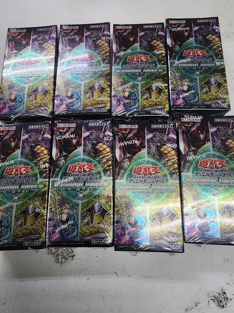 遊戯王OCG ターミナルワールド 3　8box シュリンク付き