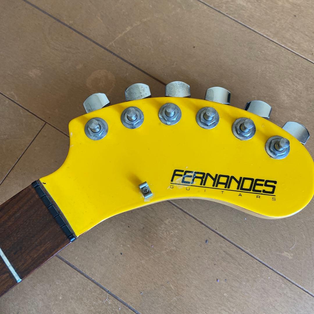 FERNANDES エレキギター イエロー 22フレット　ZO-3