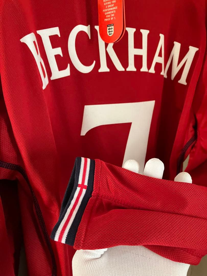 【超希少新品タグ付き】イングランド代表ベッカムBECKHAMモデル#7【L】