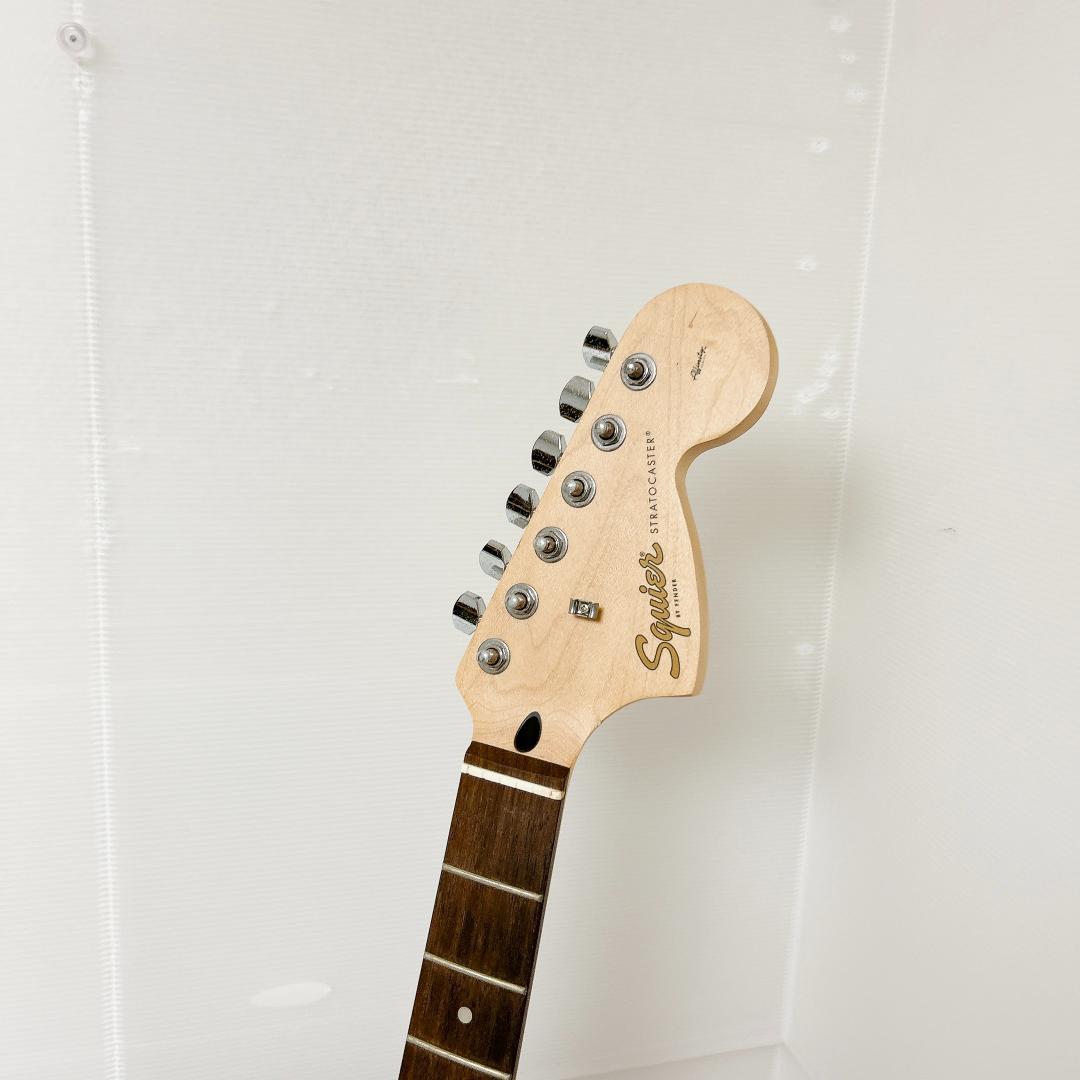 美品 Squier スクワイヤー ストラトキャスター ブラック ストラト 黒