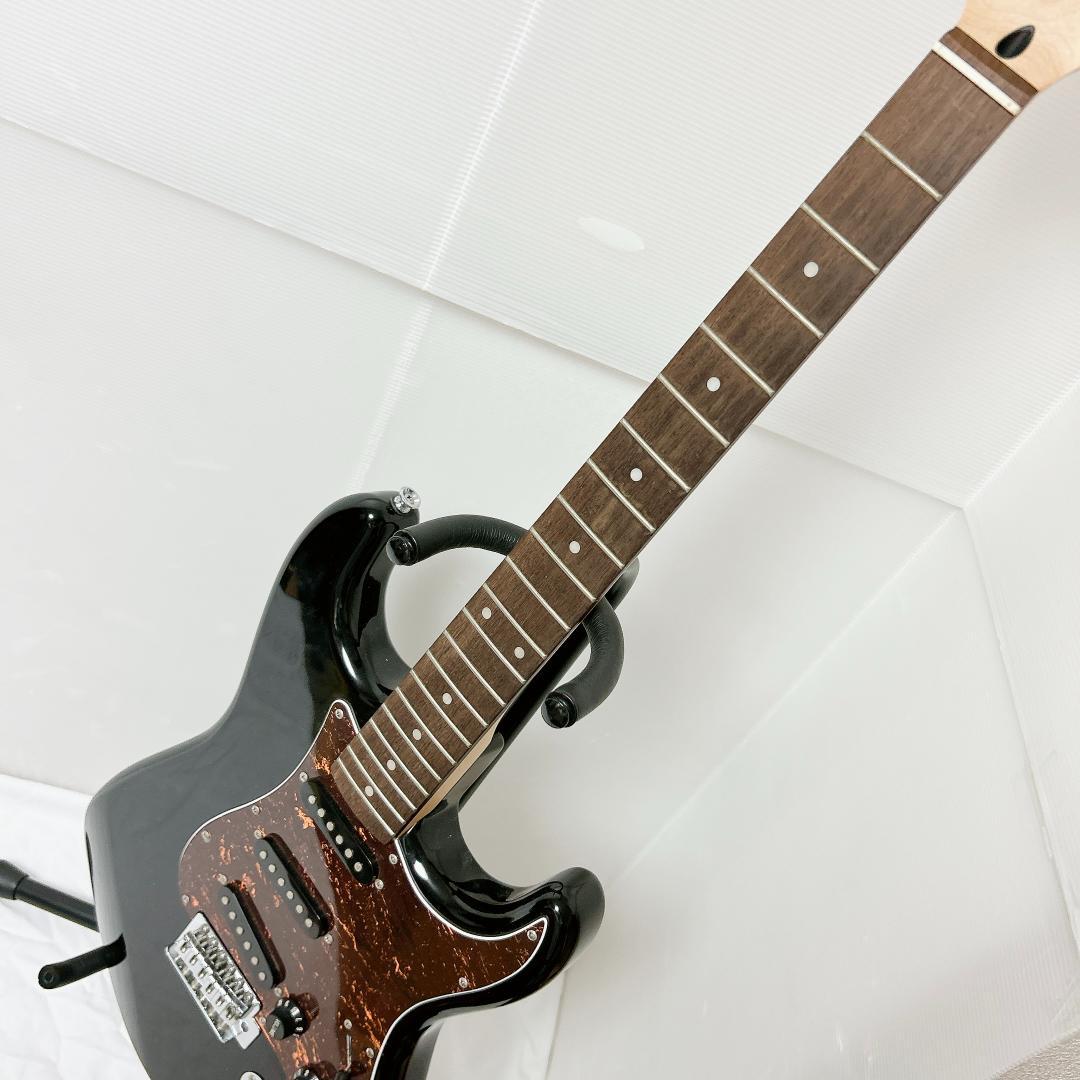 美品 Squier スクワイヤー ストラトキャスター ブラック ストラト 黒
