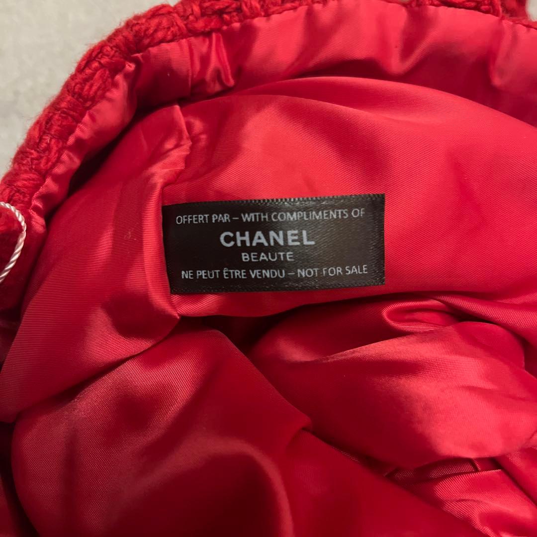 お値下げ中❗️CHANEL ノベルティトートバッグ ビッグココマーク レッド