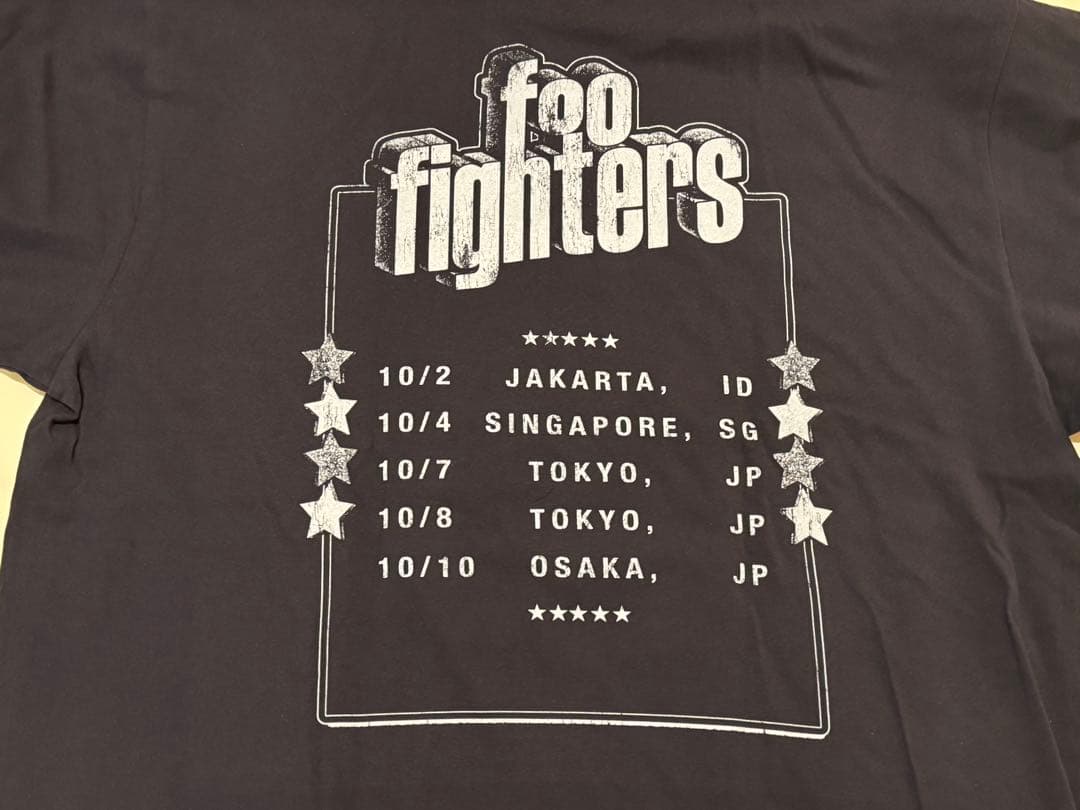 FOO FIGHTERS 2025 TOUR Tシャツ XXL