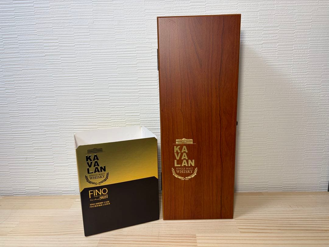 【新品未開栓】KAVALAN FINO ウイスキー 700ml 木箱入り⑧