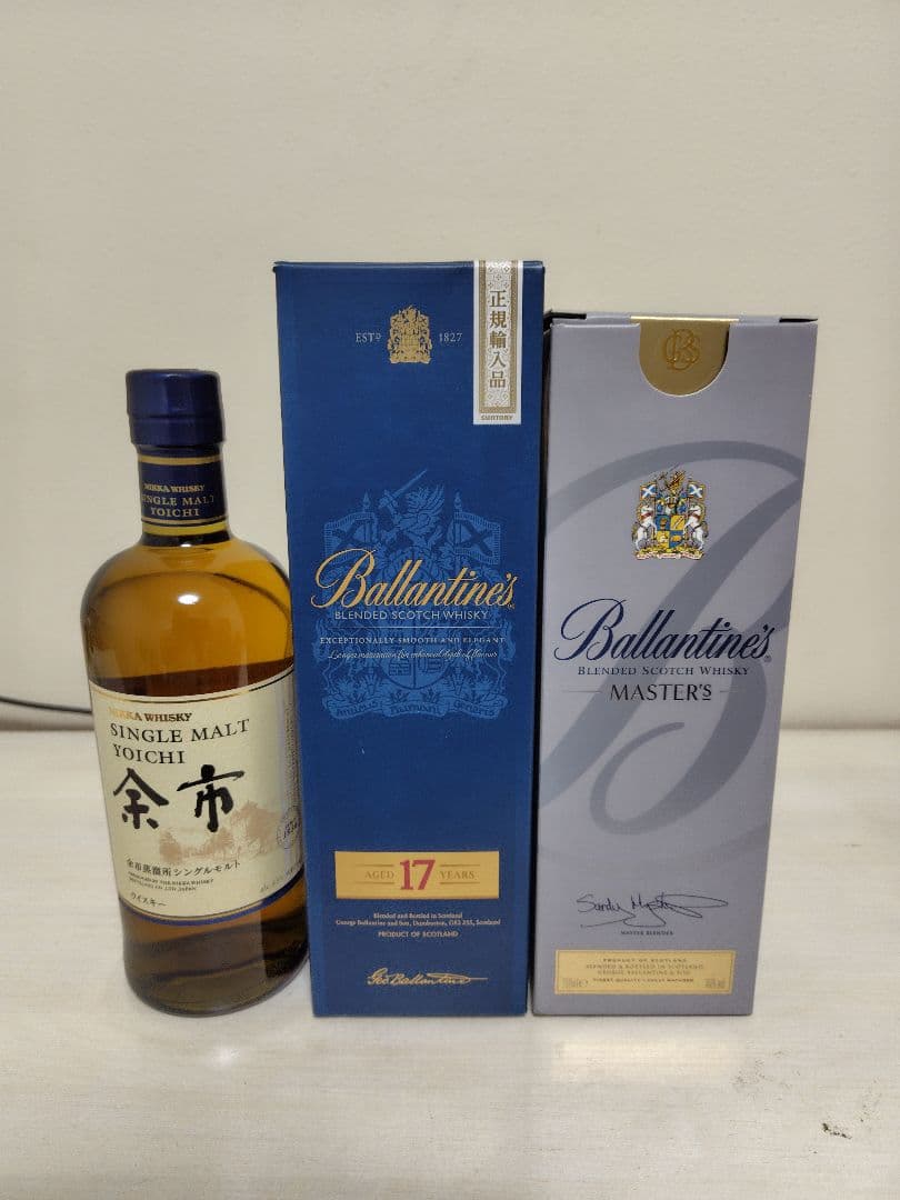 Ballantine's 17年 & Masters＆余市ノンヴィンテージセット