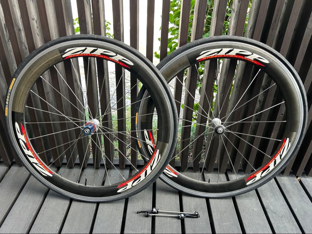 ZIPP クリンチャータイヤ カーボンホイールセット