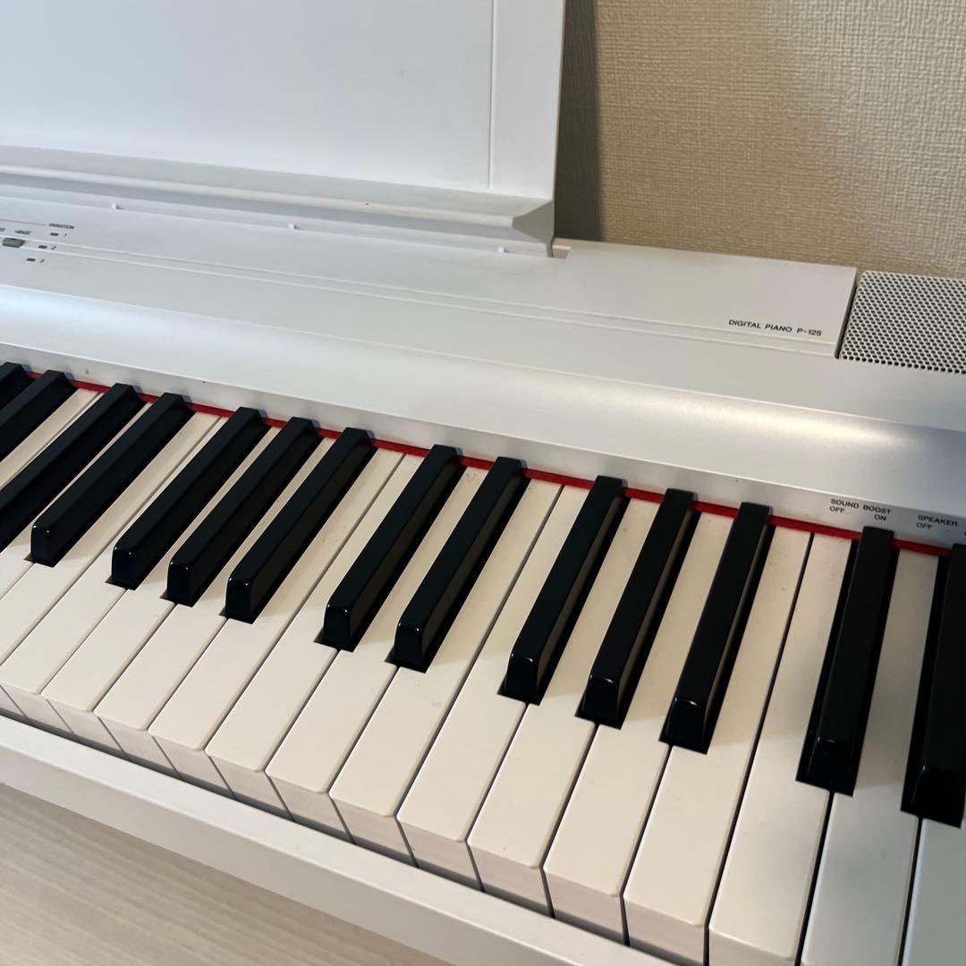 YAMAHA P-125WH 電子ピアノ 88鍵盤 ヤマハ