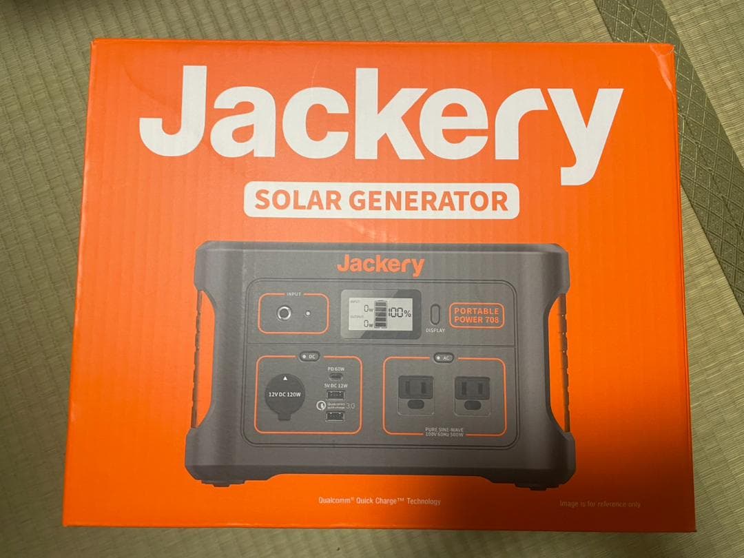 Jackery ポータブル電源708 708Wh 500W