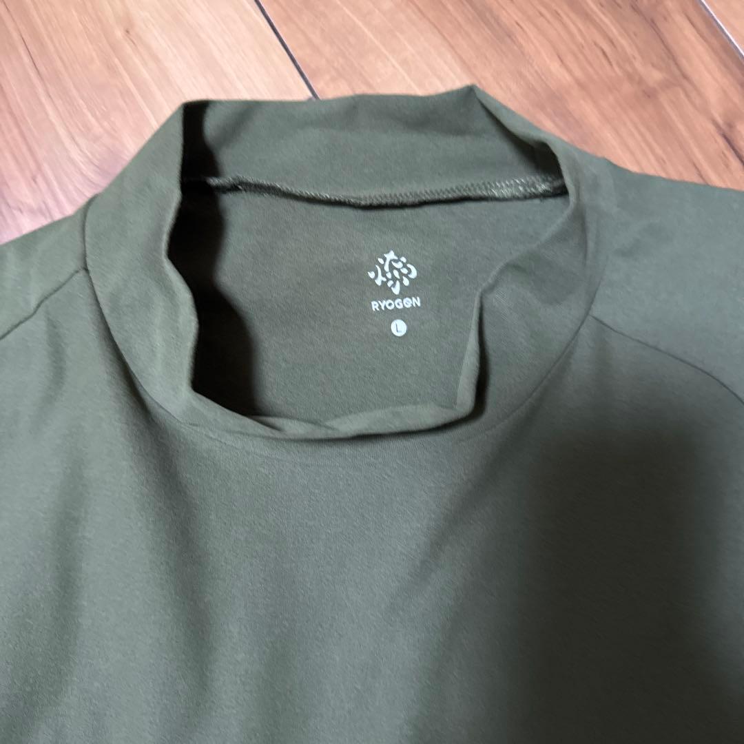ウォーキング・ランニングウェア RYOGEN ODD MOCK NECK L/S TEE OLIVE