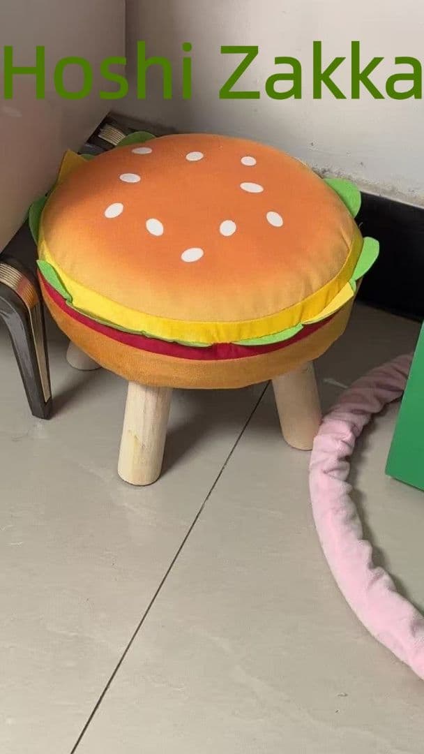 ハンバーガー型クッション