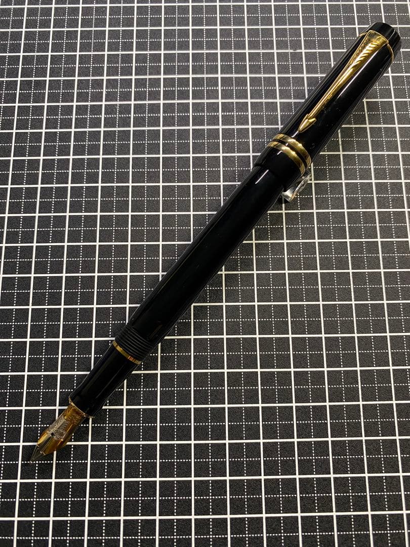 筆記具 PARKER Duofold International BLACK GT FP