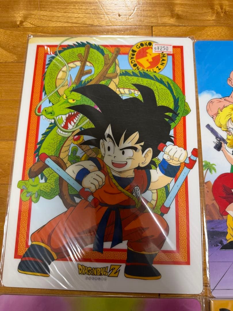ドラゴンボールZ グッズセット（下敷き4枚・ノート2冊・レターセット） 激レア